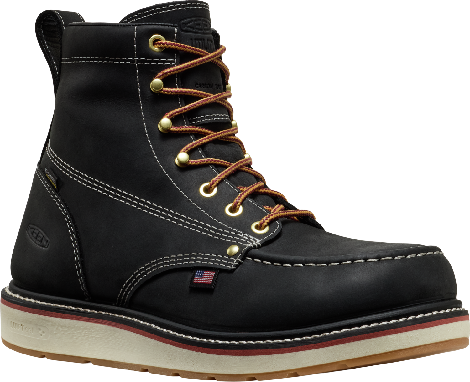 Keen Utility Men's Liberty 6" Waterproof Boot (Carbon Toe) Black 10314 ...