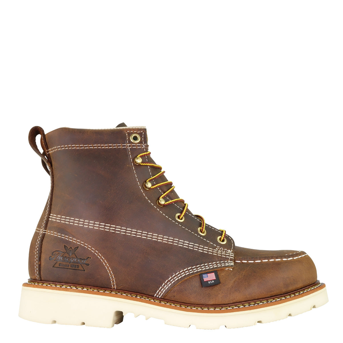 THOROGOOD AMERICAN HERITAGE 6" TRAIL CRAZY-HORSE STEEL TOE 804-4375 ...