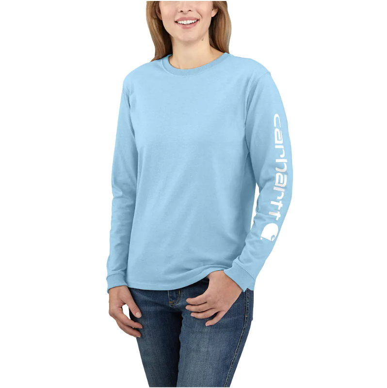 CARHARTT WOMEN'S LOOSE FIT HEAVYWEIGHT LONG SLEEVE GRAPHIC T CARHARTT WOMEN'S LOOSE FIT HEAVYWEIGHT LONG SLEEVE GRAPHIC T