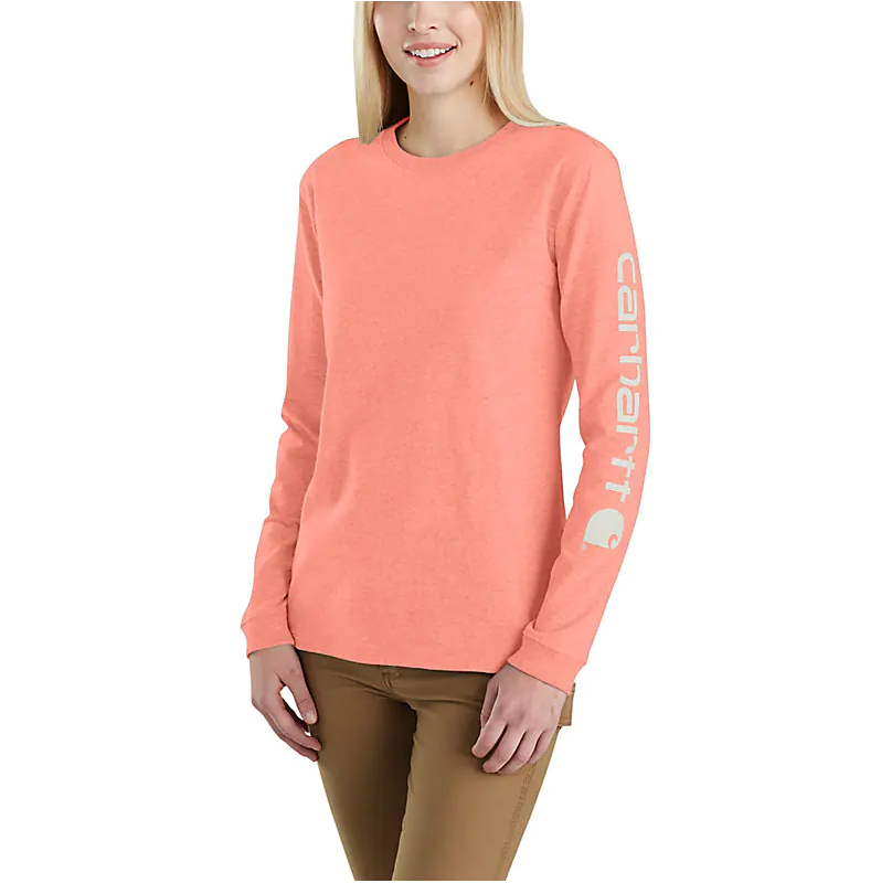 CARHARTT WOMEN'S LOOSE FIT HEAVYWEIGHT LONG SLEEVE GRAPHIC T CARHARTT WOMEN'S LOOSE FIT HEAVYWEIGHT LONG SLEEVE GRAPHIC T
